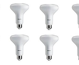 Philips LED Dimmable BR30 Light Bulb: 650-Lumen, 2700-Kelvin, 9-Watt (65-Watt Equivalent), E26 Base, Soft White, 8-Pack