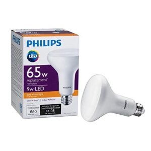 Philips LED Dimmable BR30 Light Bulb: 650-Lumen, 2700-Kelvin, 9-Watt (65-Watt Equivalent), E26 Base, Soft White, 8-Pack