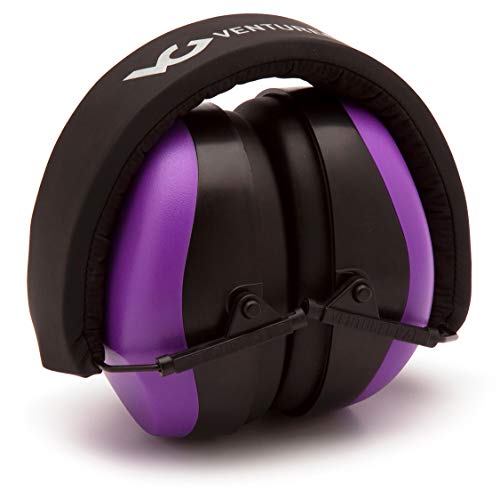 Venture Gear VG80 Series Adult Hearing Protection Earmuff, Purple, VG Clamshell, one Size (VGPM8065C)