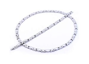 sparkle xoxo silver tone hugs and kisses stainless steel stampato necklace and bracelet set