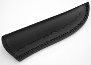 whole earth supply large black leather sheath for fixed blade knife fits up to 6in blade knives hunting skinning blanks