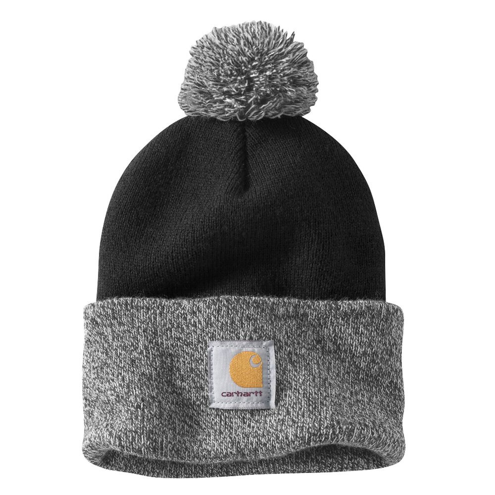 Carhartt Women's Lookout Acrylic Pom Hat, Black, One Size