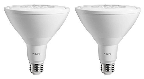 Philips LED Non-Dimmable PAR38 25-Degree Spot Light Bulb: 950-Lumen, 3000-Kelvin, 11-Watt (90-Watt Equivalent), E26 Base, Bright White, 2-Pack