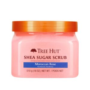 tree hut shea sugar scrub moroccan rose ~ 18 oz