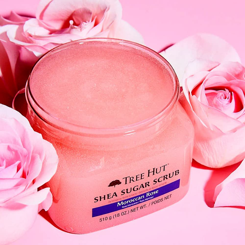 Tree Hut Shea Sugar Scrub Moroccan Rose ~ 18 oz