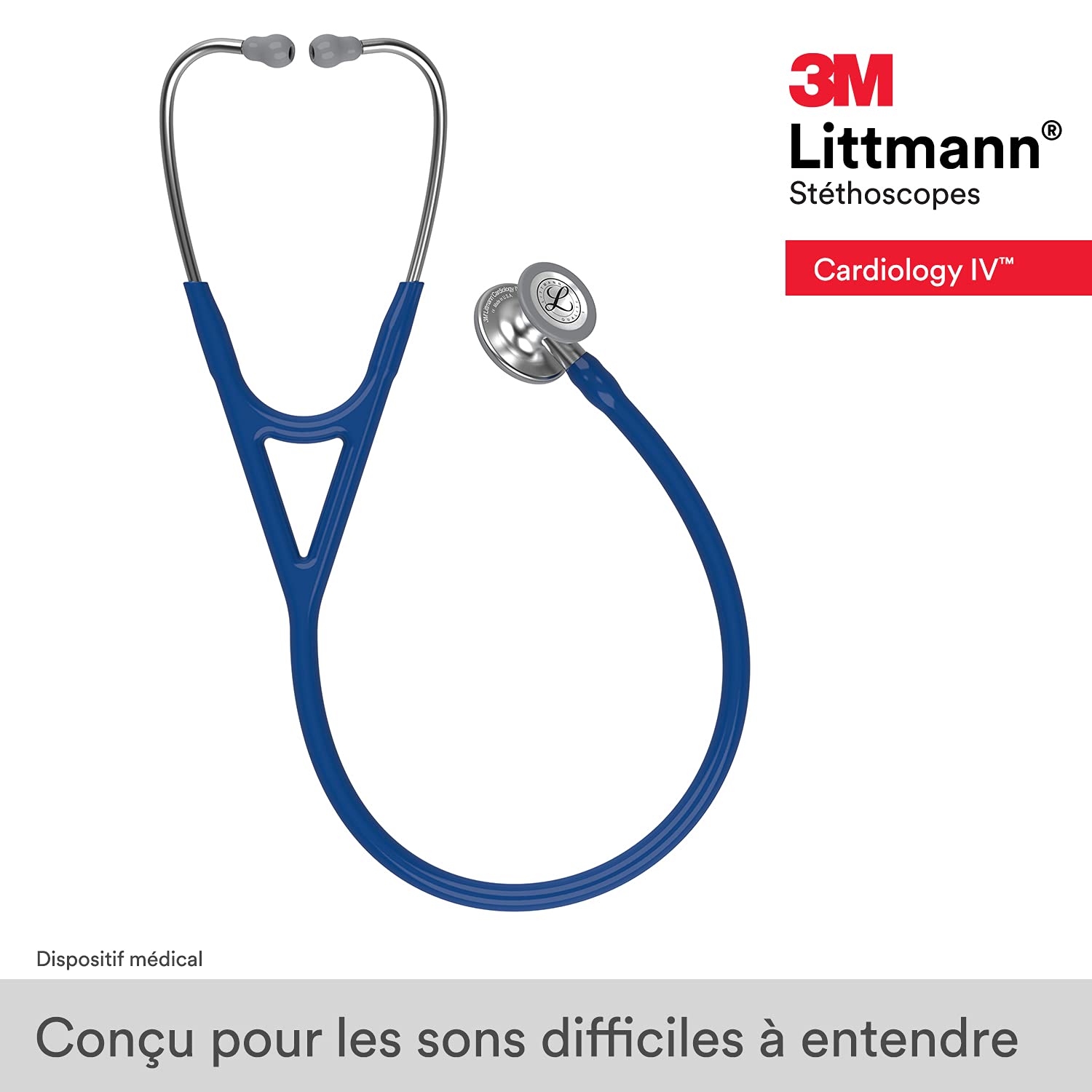 3M 6154 Littmann Health Care Cardiology IV Stethoscope, Navy Blue