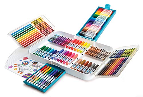 Crayola Ultra Smart Case, 150 Pieces, Art Set for Kids, Gift, (Model: 04-6810)