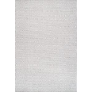 nuLOOM Lorretta Geometric Cotton Area Rug, 9x12, Taupe