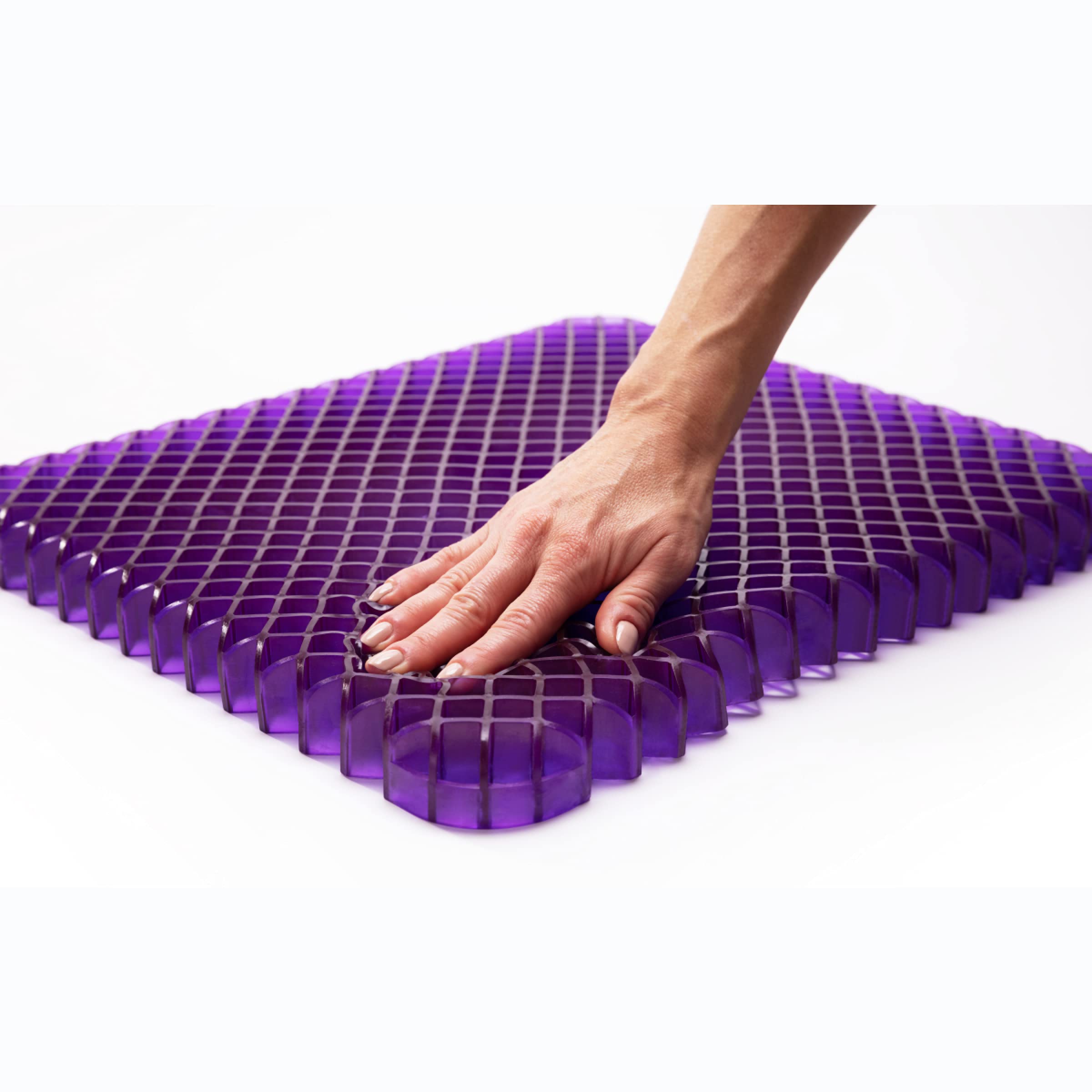 Purple Simply Seat Cushion | Pressure Reducing Grid Designed for Ultimate Comfort | Designed for Cars and Travel | Made in The USA