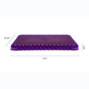 Purple Simply Seat Cushion | Pressure Reducing Grid Designed for Ultimate Comfort | Designed for Cars and Travel | Made in The USA