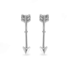 boma jewelry sterling silver arrow stud earrings