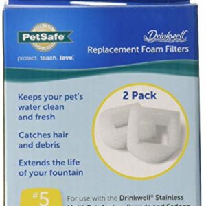 Drinkwell Foam Replacement Pre-Filters - 8 Filters Total (4 Packs with 2 Filters per Pack)