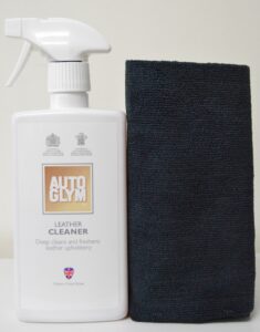 autoglym leather cleaner 500ml free edgeless microfiber towel