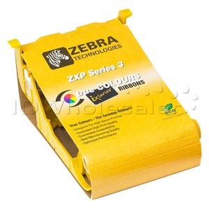 Zebra 800033-348 YMCKOK High-Capacity Color Ribbon for ZXP Series 3 Card Printers (Replaces 800033-848) - 230 Prints