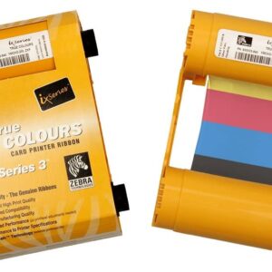 Zebra 800033-348 YMCKOK High-Capacity Color Ribbon for ZXP Series 3 Card Printers (Replaces 800033-848) - 230 Prints