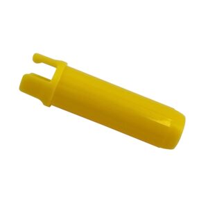 tenpoint alpha-nock receiver, yellow (.297 inside diameter) - pack of 6 - compatible with centerpunch & pro elite arrows