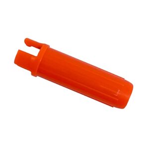 tenpoint alpha-nock receiver, orange (.305 inside diameter) - pack of 6 - compatible with xx75 & wicked ridge xx75 arrows