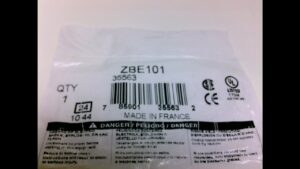 schneider electric zbe-101, contact block, 1 n.o., size: 22mm, 3a zbe-101