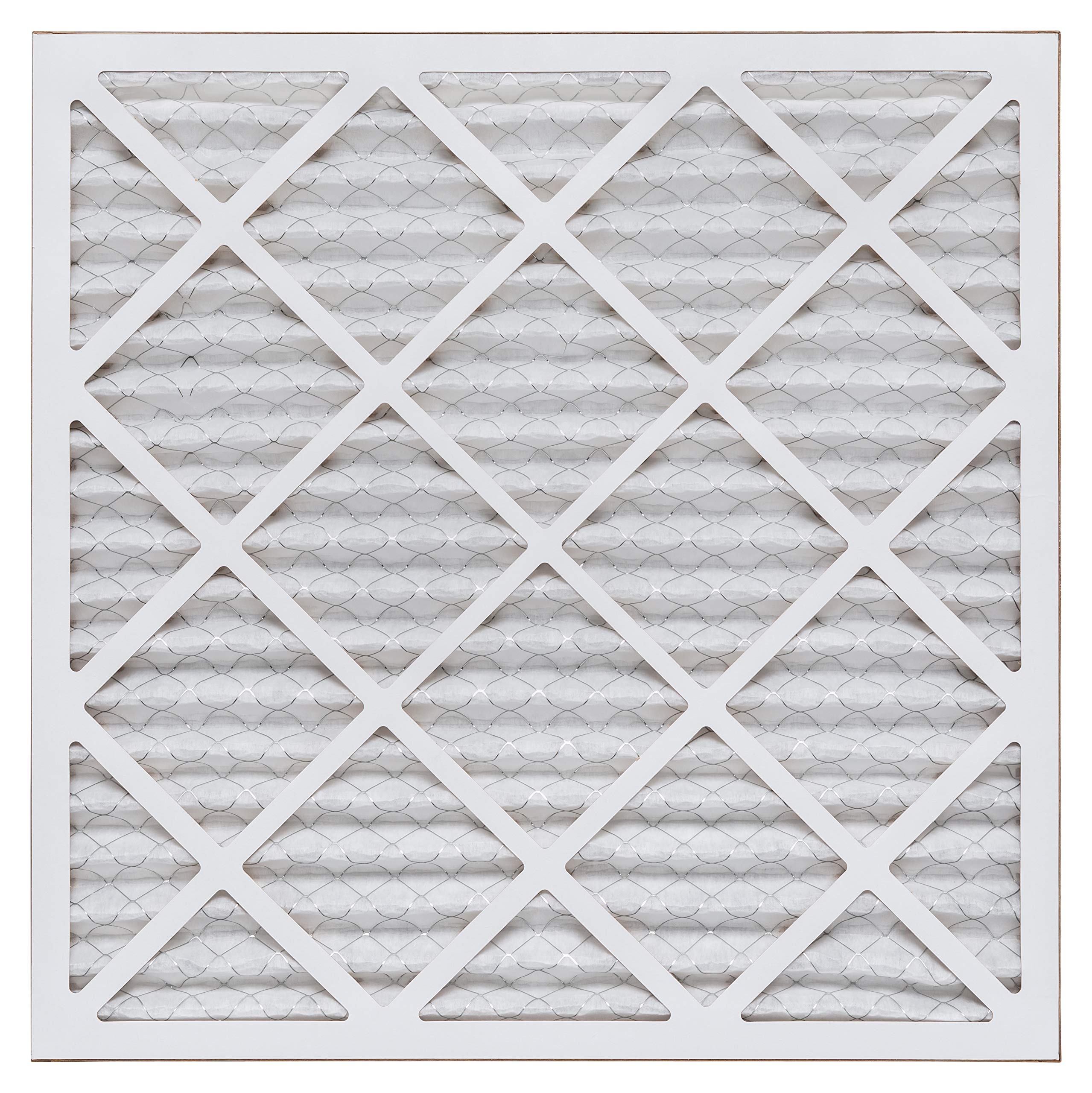 Aerostar 21x21x1 MERV 11 Pleated Air Filter, AC Furnace Air Filter, 6 Pack (Actual Size: 20.875" x 20.875" x 0.75")