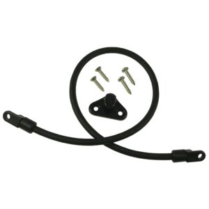 propel paddle gear by shoreline marine kayak paddle holder cord kit | universal design | quick & easy to use | stainless steel mounting hardware