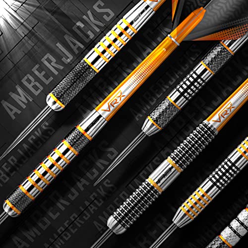 RED DRAGON Amberjack 1 Soft Tip: 18g - Tungsten Soft Tip Darts Set with Flights and Stems