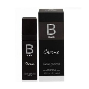 corinto black chrome (m) 3.4 oz edt spray new!