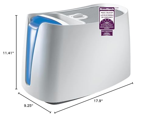 800 Square Foot 1.1 Gallon Cool Mist Humidifier