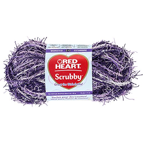 Red Heart Jelly Scrubby Yarn 234 Foot