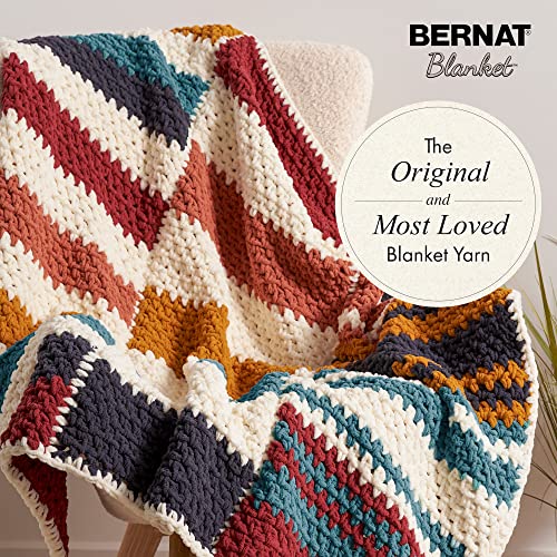 Bernat Blanket Bright Yarn, Pow Purple