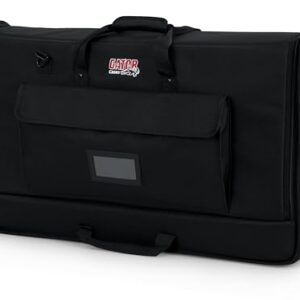 Gator Cases Padded Nylon Carry Tote Bag for Transporting LCD Screens, Monitors and TVs Between 27" - 32" (G-LCD-TOTE-MD), Black