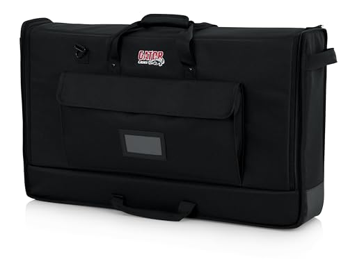 Gator Cases Padded Nylon Carry Tote Bag for Transporting LCD Screens, Monitors and TVs Between 27" - 32" (G-LCD-TOTE-MD), Black