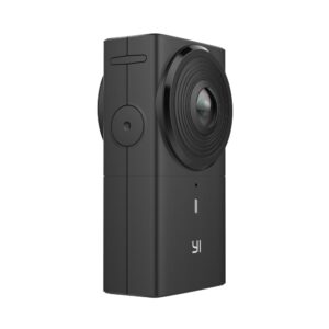 yi 360 vr camera dual-lens 5.7k hi resolution panoramic camera with electronic image stabilization, 4k in-camera stitching