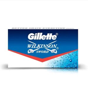 wilkinson sword 2 x 50's pack wilkinson sword classic double edge safety razor blades (100 pcs) by gillette, classic de double edge safety razor saloon pack