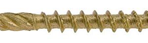 Power Pro 967774 Wood Screws, #8 x 1-3/4", Premium Outdoor Deck Screws, Rust Resistant, Epoxy Coated Bronze, 4000pcs Box