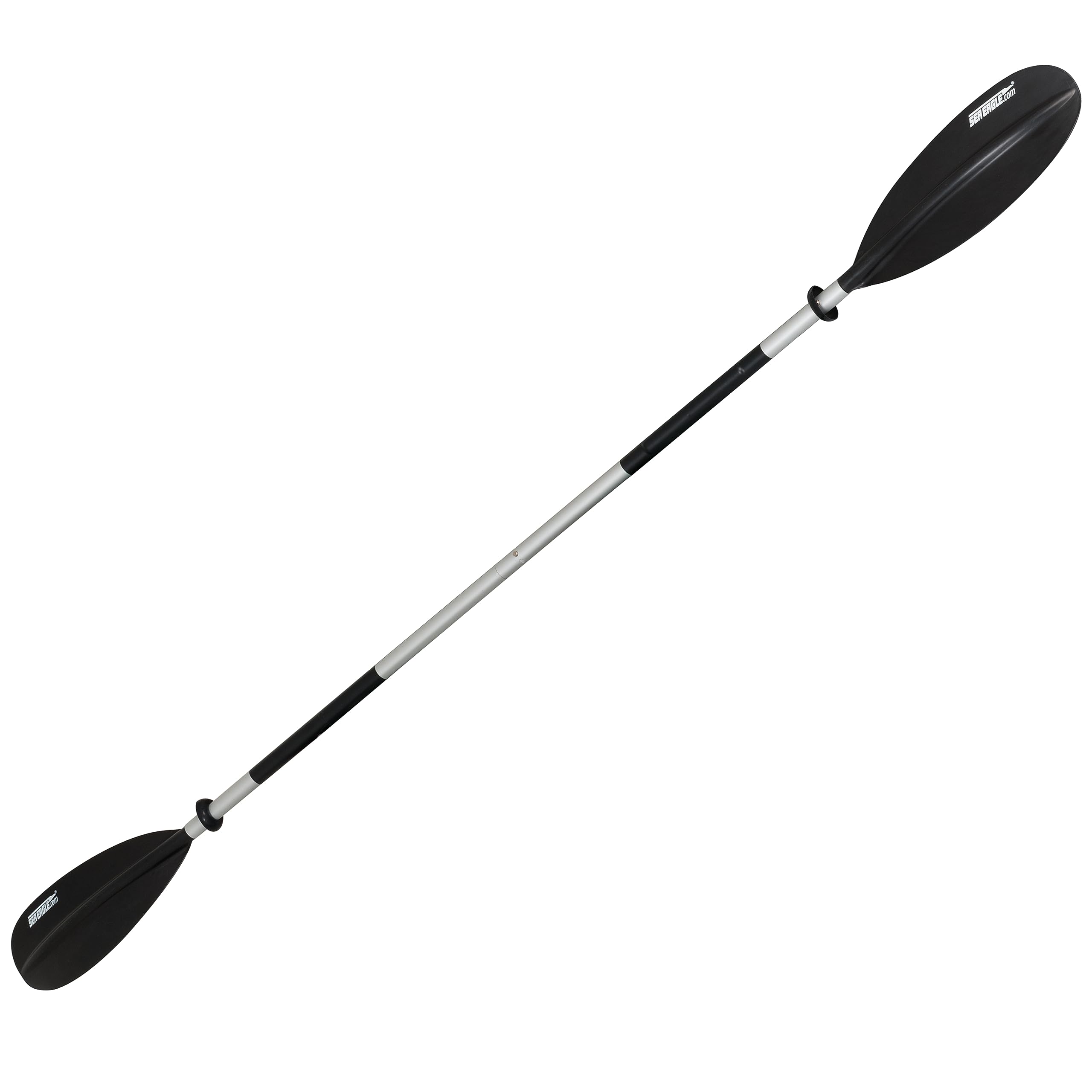 Sea Eagle 4 Part Easy Pack Kayak Paddle (7'10 inch) with Asymmetrical Fiberglass Reinforced Nylon Blades Boats (1)