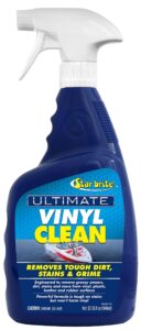 star brite ultimate vinyl clean spray - multi-surface cleaner for auto, rv, home & boat upholstery - vinyl, rubber, leather, plastic + interior & exterior trim - 32 oz (096232)