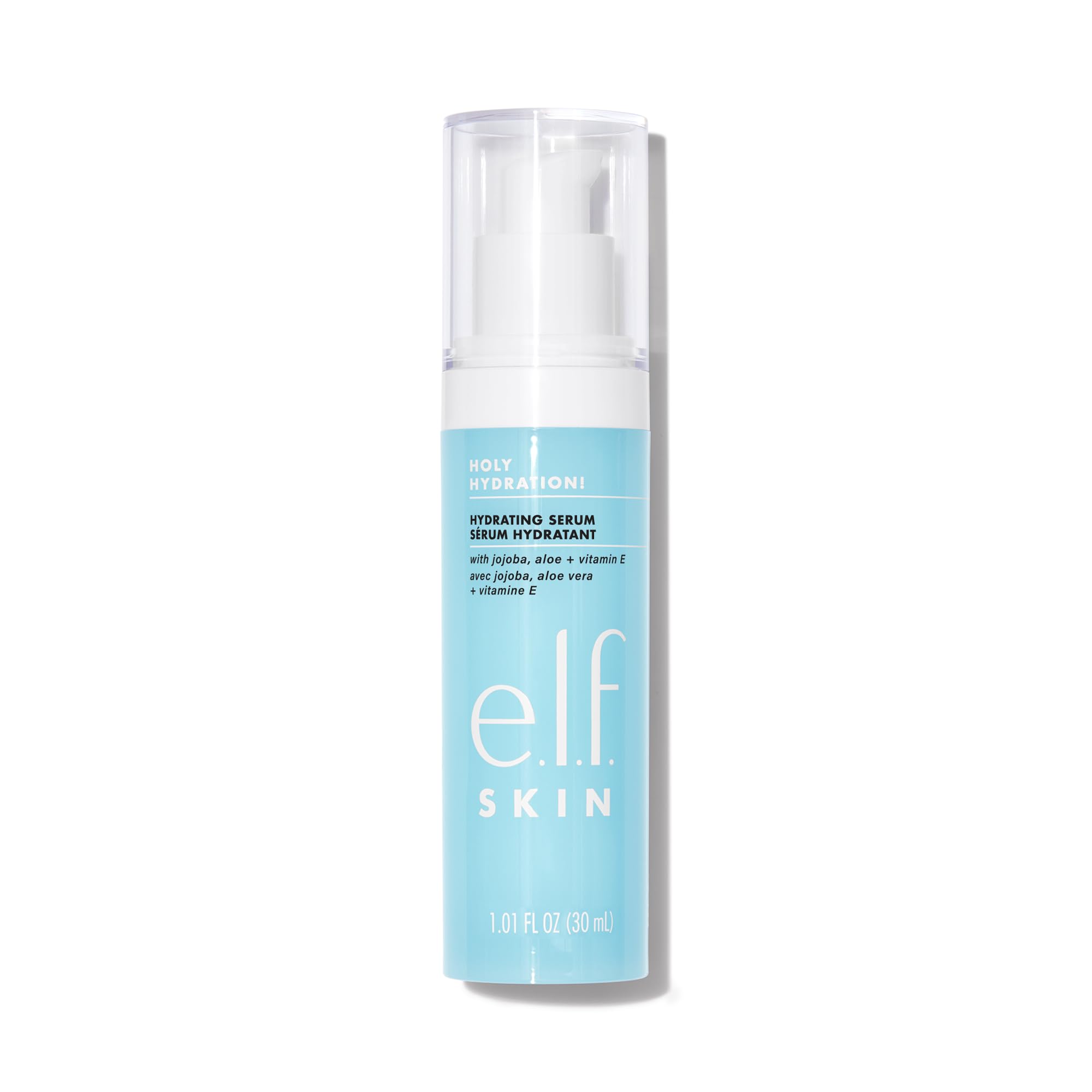 e.l.f. SKIN Hydrating Serum, Soothes & Protects Skin, Infused With Jojoba, Aloe, Vitamin E, Grape & Shea Butter, Vegan & Cruelty-Free, 1.01 Oz