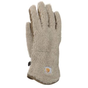 carhartt women's sherpa glove, desert sand, small