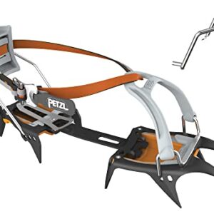 PETZL IRVIS Leverlock Universal Crampons - 10-Point Crampons for Ski Touring and Glacier Travel