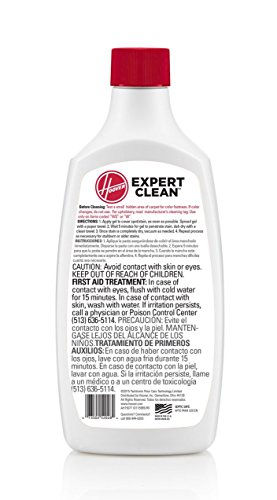 Hoover Expert Clean Spot Gel Treatment for Carpet, Stain Remover, 16 oz, AH15077, White