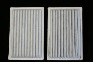 2 new aftermarket kubota cab a/c air filter kit replaces oem 6a671-75090