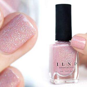 ILNP Sweet Pea - Seashell Pink Holographic Sheer Jelly Nail Polish