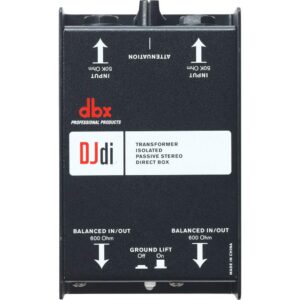 dbx DJDI Passive 2-Channel Direct Box with Line Mixer