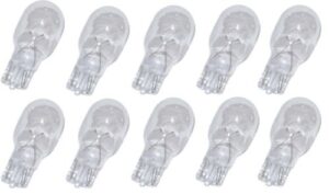 partsplus 12 volt 7 watt low voltage landscape bulb - malibu ml7w4c replacement (10 pack)