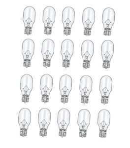 landscape light bulbs for philips 12 volt 11 watt t5 wedge base low voltage lights bulbs/ garden light bulbs/ deck light bulbs/ yard light bulbs/ malibu bulbs - 20 pack