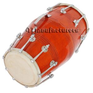 dholak drums 18 bolt tuned made with mango wood dholki yoga bhajan kirtan mantrared