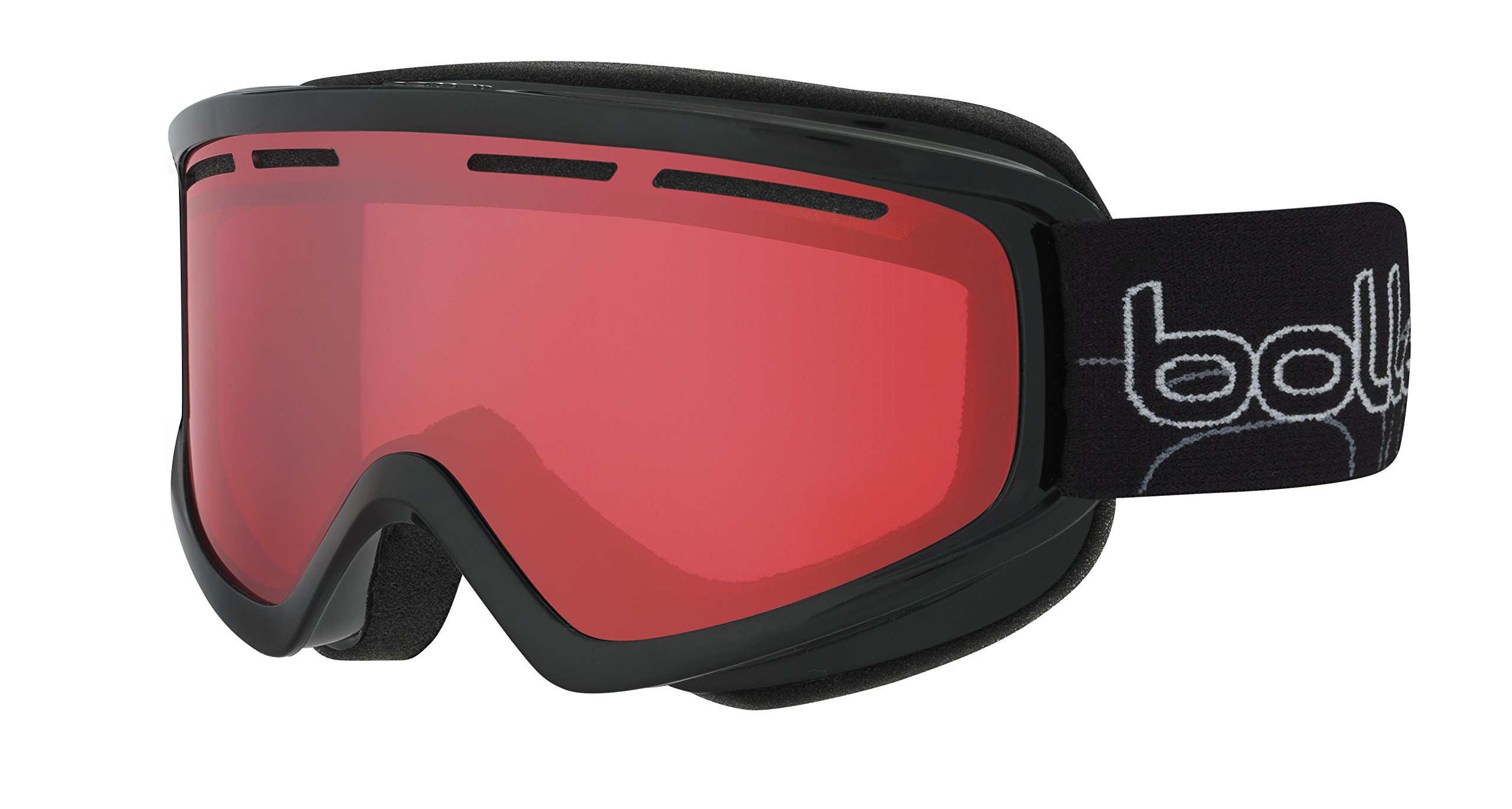 Bolle Schuss Shiny Gun Googles, Black Vermillion, One Size