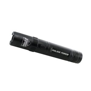 streetwise security products pf9200bk police force 9,200,000 volt tactical stun gun flashlight - black