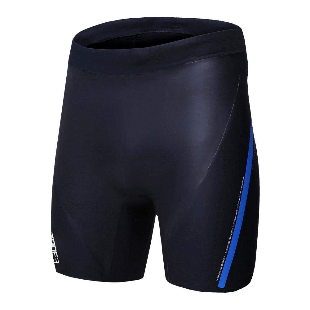 ZONE3 Neoprene Buoyancy Shorts 'Originals' 5/3mm (Black/Blue, X-Small)