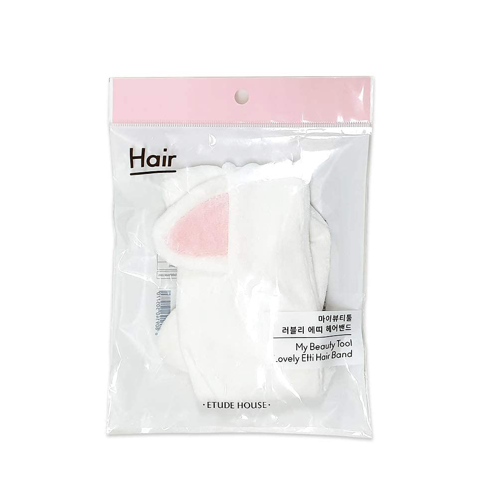 ETUDE My Beauty Tool Lovely Etti Hair Band | A Cute and Lovely Tool To Keep Away Your Hair | Hair Band for Cleansing & Sleeping